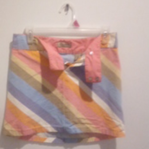 i.e. petite | Skirts | Multi Colored Mini Skirt Pastel Colors | Poshmark